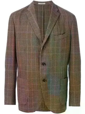 Boglioli Prince Of Wales Check Blazer - Brown