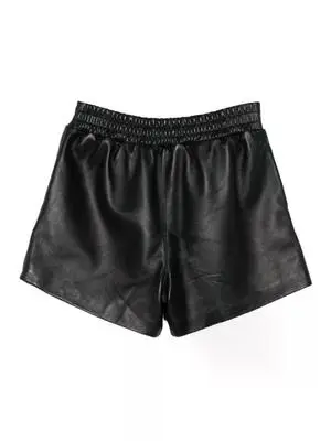 Philipp Plein Leather Shorts