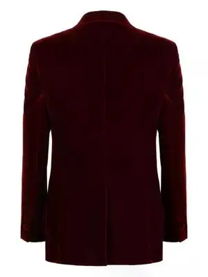 Saint Laurent Velvet Single-breasted Blazer