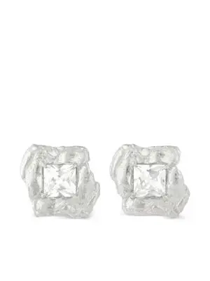 LOVENESS LEE Jaqui Sapphire Earrings - Silver