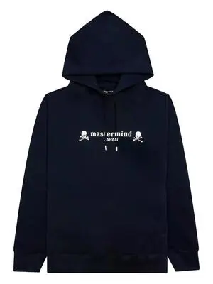MASTERMIND WORLD Logo Long-sleeves Hoodie - Blue