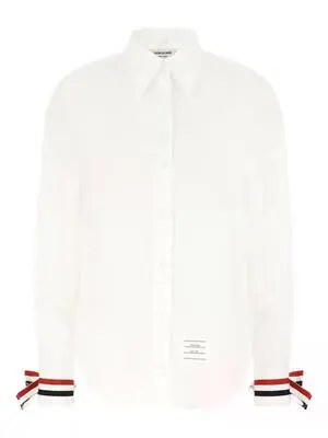 Thom Browne Ribbon-cuff Shirt
