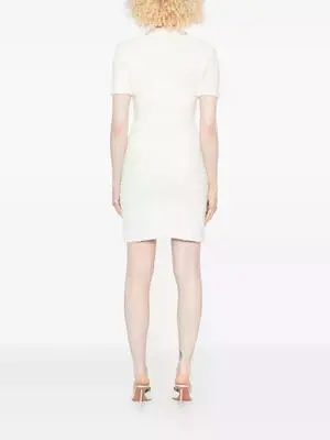 SELF-PORTRAIT Embellished Button-detailed Mini Dress