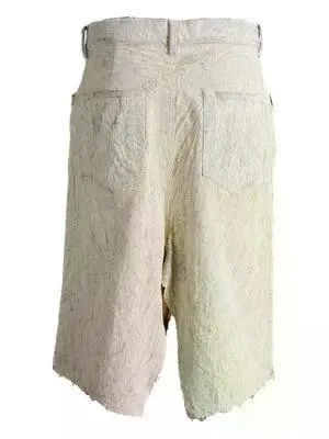 Rick Owens Frayed Textured Skirt