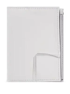 Comme Des Garçons Reversed Leather Wallet - White