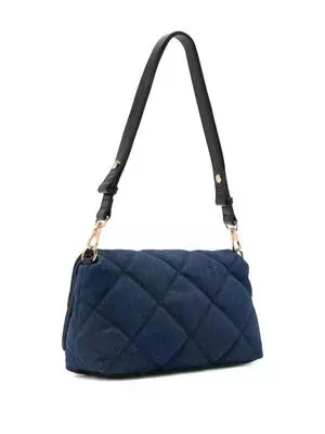 Liu Jo Lapuffy Quilted Denim Shoulder Bag