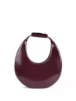 Staud Moon Crescent Patent-leather Tote Bag