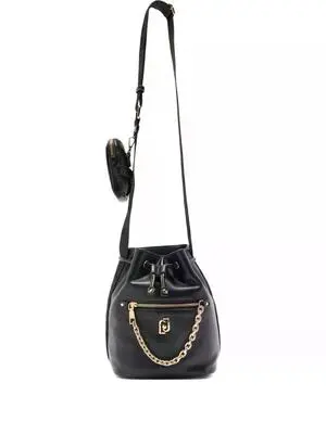 Liu Jo Chain-embellished Drawstring Bucket Bag