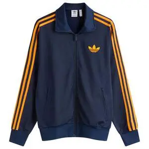 Adidas Adicolor Classics Firebird Track Top - Night Indigo/crew Orange