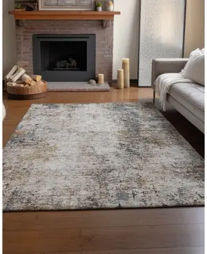 DALYN RUG COMPANY Dalyn Neo No4 Area Rug, 5' X 7'6 - Putty