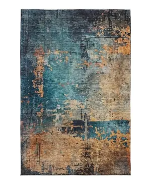 DALYN RUG COMPANY Dalyn Nouveau Nv14 Area Rug, 9' X 12 - Teal
