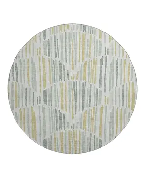 DALYN RUG COMPANY Dalyn Neo No8 Round Area Rug, 8' X 8 - Sage