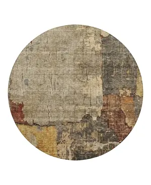 DALYN RUG COMPANY Dalyn Nouveau Nv9 Round Area Rug, 8' X 8 - Khaki