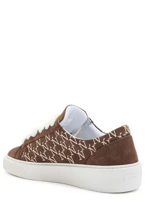 NUMERIS Signet Almond Suede Sneakers
