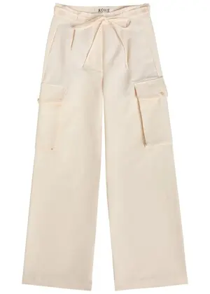 RÓHE Woven Cargo Trousers