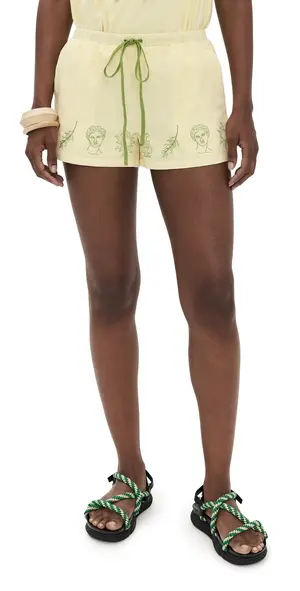 BAILEY ROSE Embroidered Shorts