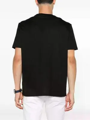 Paul & Shark Shark-detail Cotton T-shirt - Black