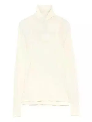 RÓHE Roll-neck Top - Neutrals