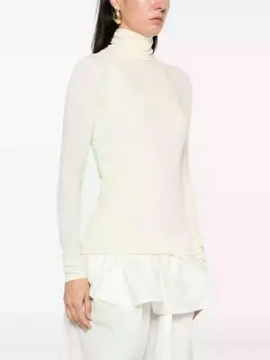 RÓHE Roll-neck Top - Neutrals