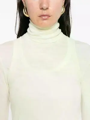RÓHE Roll-neck Top - Neutrals