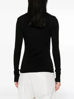 RÓHE Roll-neck Sweater - Black