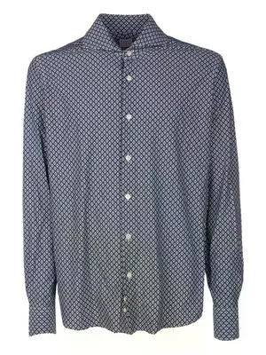 4FF Geometric-print Shirt