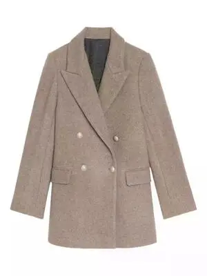 Zadig&Voltaire Miew Double-breasted Coat - Neutrals