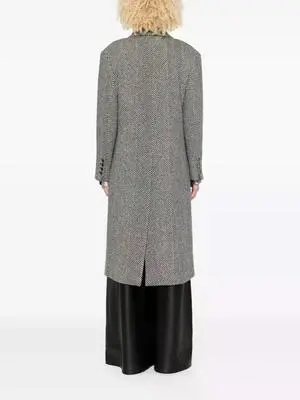 Ermanno Scervino Herringbone Double-breasted Coat