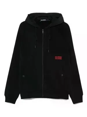 Karl Lagerfeld Hooded Zip-up Jacket