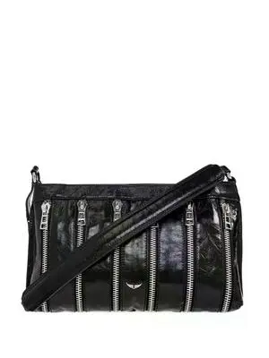 Zadig&Voltaire Sunny Moody Multiple-zip Leather Shoulder Bag