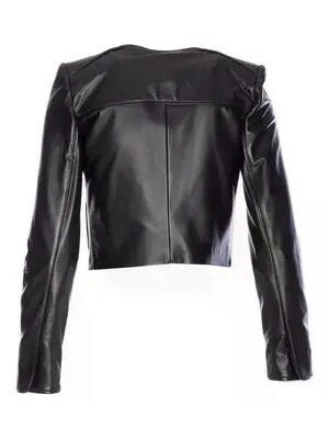 Elisabetta Franchi Hook-fastening Leather Jacket
