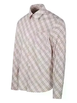 Burberry Checked Cotton Shirt