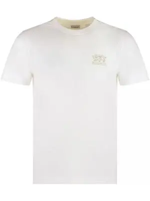 Burberry Embroidered-logo T-shirt - White