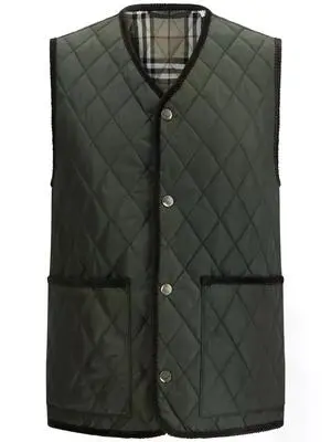Burberry Quilted Vests For Men