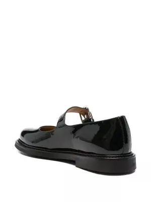 Kenzo Patent Leather Smile Buckle Loafers