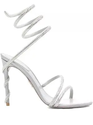 Rene Caovilla 105mm Margot Sandals - Grey
