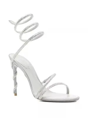 Rene Caovilla 105mm Margot Sandals - Grey