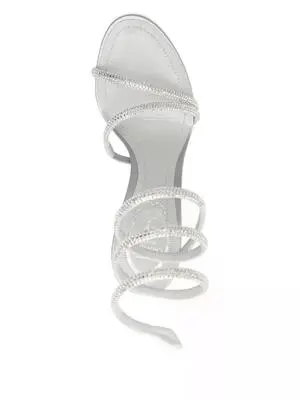 Rene Caovilla 105mm Margot Sandals - Grey