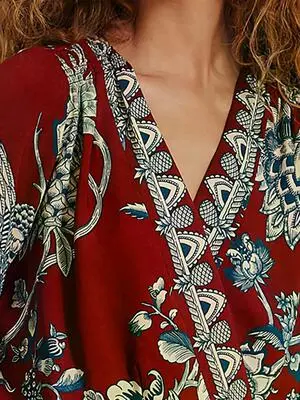 Farm Rio Floral-print Mini Dress
