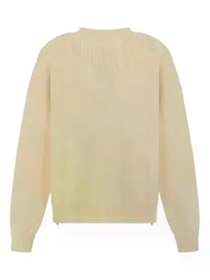 JIL SANDER Wool Crew Neck Sweater - Neutrals