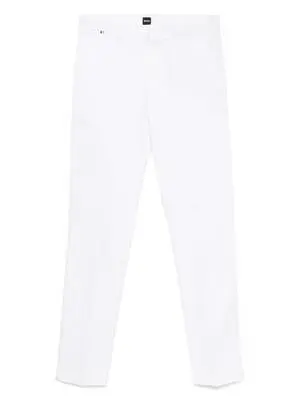 BOSS Straight-leg Trousers - White