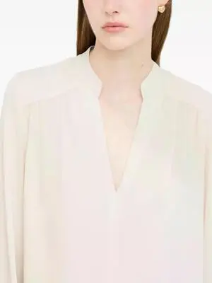Liu Jo Mandarin-collar V-neck Blouse