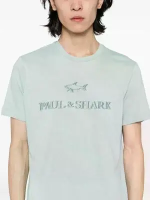 Paul & Shark Logo-embroidery T-shirt