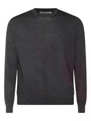 Malo Crew-neck Wool Sweater - Grey