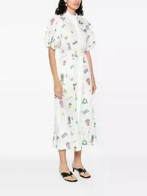 ALEMAIS Salve Terrah Midi Dress