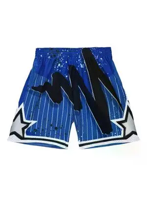 Mitchell & Ness Nba Orlando Magic 1994 Hyper Hoops Basketball Shorts - Blue