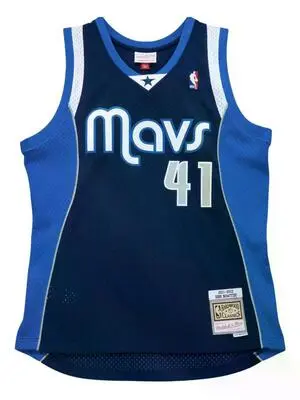 Mitchell & Ness Nba Dallas Mavericks 2011 Dirk Nowitzki Swingman Jersey Top - Blue