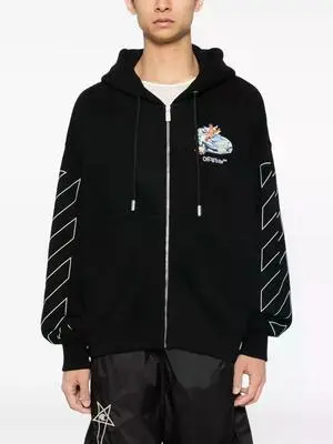 Off-White Graphic Print Hoodie
