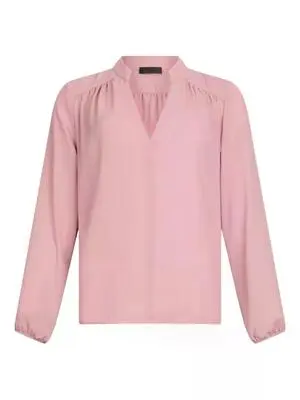 Liu Jo Mandarin-collar V-neck Blouse