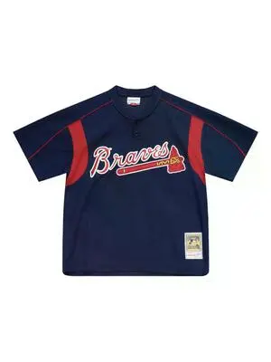 Mitchell & Ness Mlb Atlanta Braves 2003 Chipper Jones Baseball Jersey